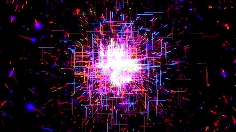 Spectrum Electro Animation Abstract Background Stock Video - Video of ...