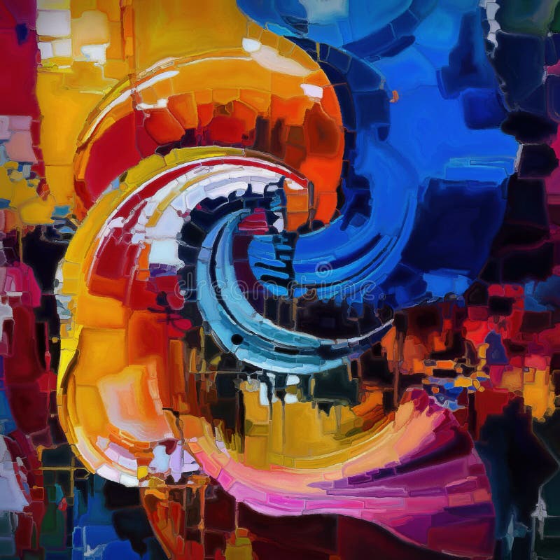 Spectrum of Fragments stock illustration. Illustration of spectrum ...