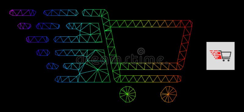 Shopping Cart Wireframe Stock Illustrations – 442 Shopping Cart ...