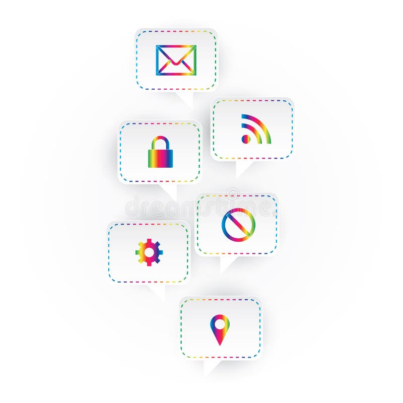 Spectrum icon stock illustration. Illustration of modern - 30677770