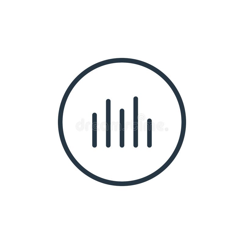 Spectrum Icon Vector from Media Players Concept. Thin Line Illustration ...