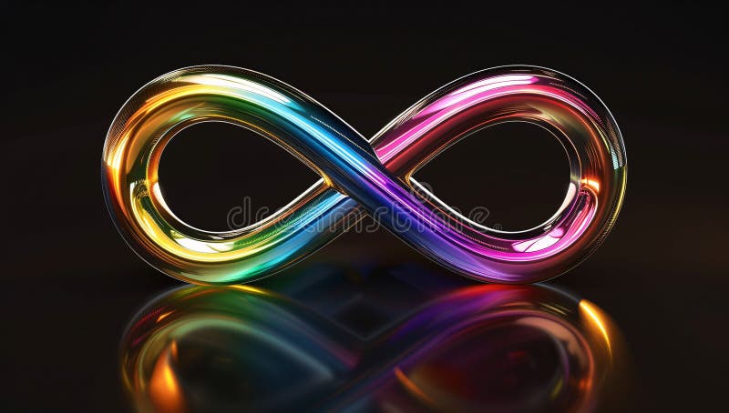 Spectrum Infinity Loop stock illustration. Illustration of concept ...