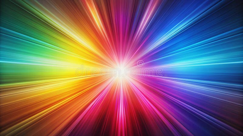 The Spectrum of Light an Abstract Artwork Exploring the Vibrant Colors ...
