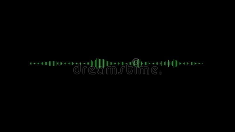 Moving Bars Audio Equalizer Sound Waves Meter Loop Animation Video ...