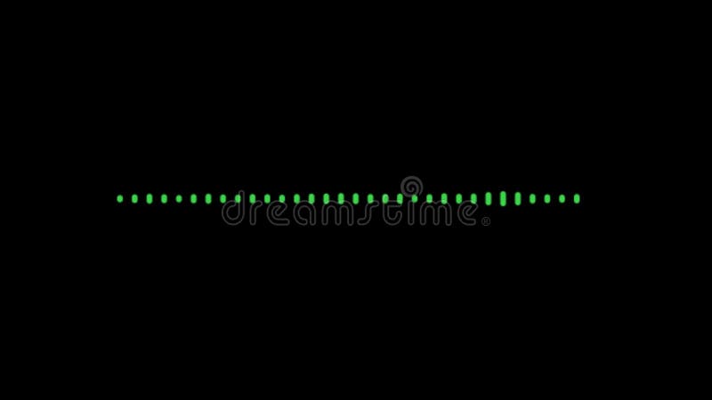 Moving Bars Audio Equalizer Sound Waves Meter Loop Animation Video ...