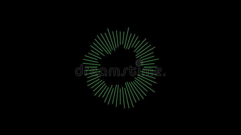 Spectrum Moving Bars Audio Equalizer Sound Waves Meter Loop Animation ...