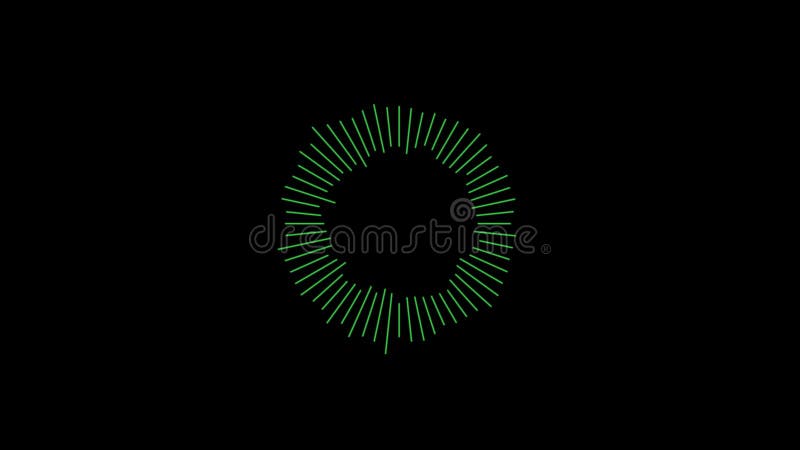 Spectrum Moving Bars Audio Equalizer Sound Waves Meter Loop Animation ...