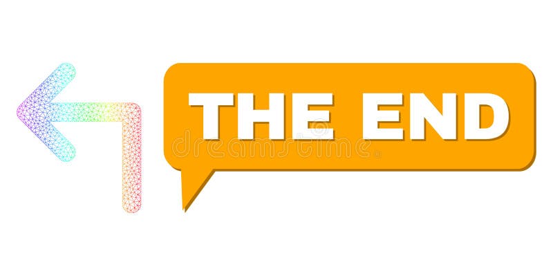 Spectrum Net Gradient Turn Left Icon and the End Conversation Frame ...