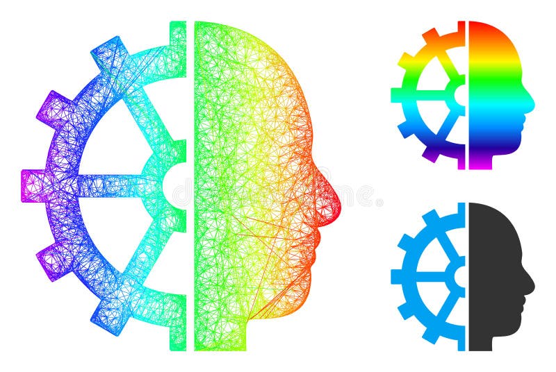 Spectrum Cyborg Head Stock Illustrations – 15 Spectrum Cyborg Head ...