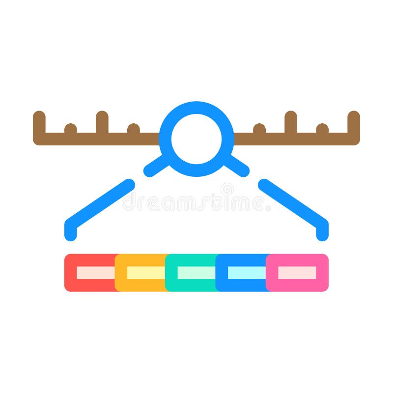 Spectrum Range Electromagnetic Color Icon Vector Illustration Stock ...