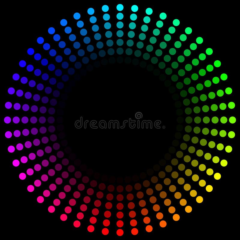 Spectrum Ring stock vector. Illustration of rotation, ring - 9032287