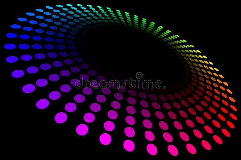 Spectrum Ring stock vector. Illustration of rotation, ring - 9032287