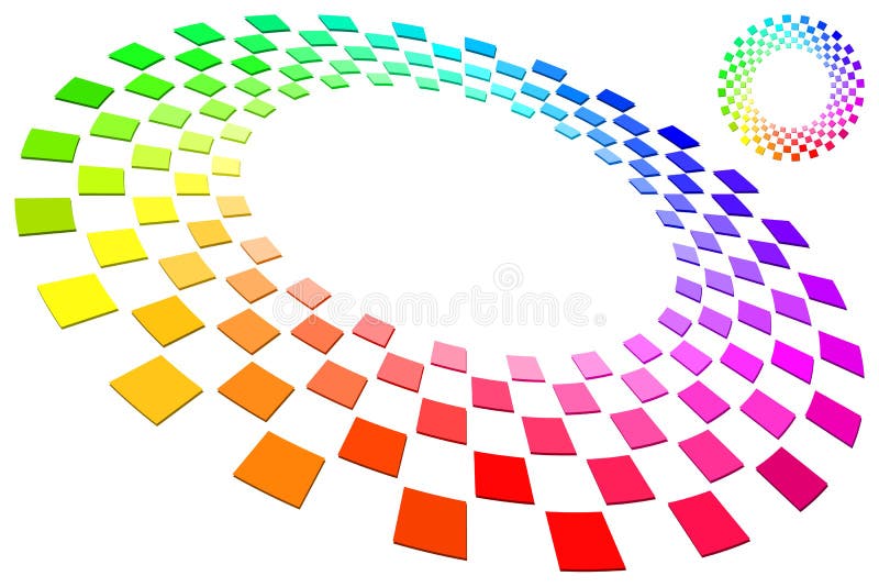 Spectrum Ring stock vector. Illustration of rotation, ring - 9032287