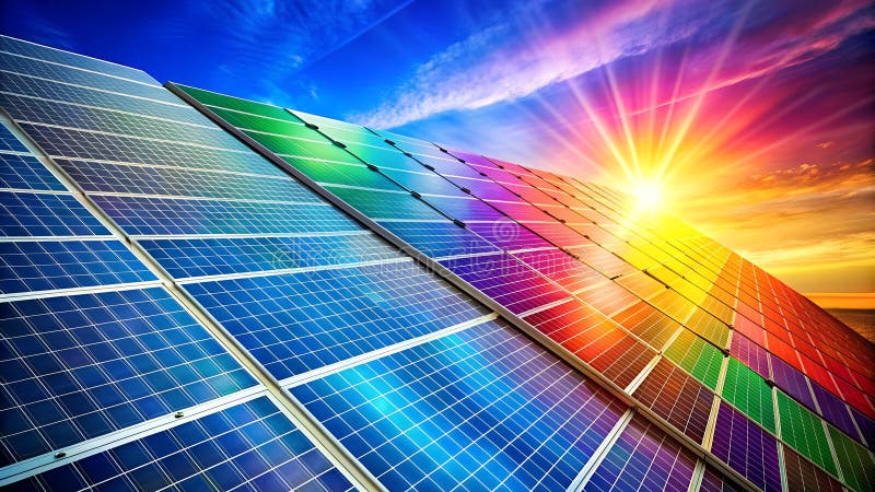 A Spectrum of Solar Power: the Rainbow of Solar Panel Efficiency AI ...