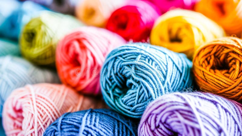 Spectrum of Thread Spools stock photo. Image of pattern - 308380480