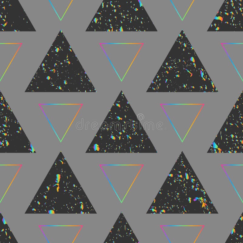 Spectrum triangle pattern stock vector. Illustration of abstraction ...
