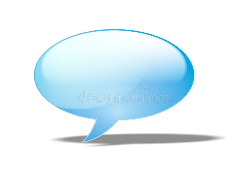 Speech Balloon stock illustration. Illustration of communicate - 1117337