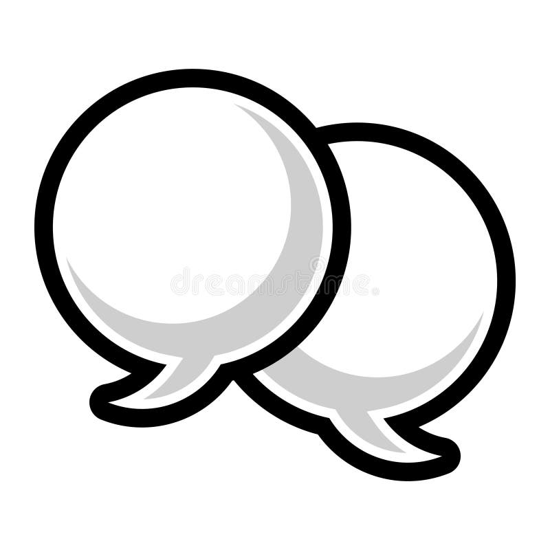 Speech balloon stock vector. Illustration of icon, communication - 57853566