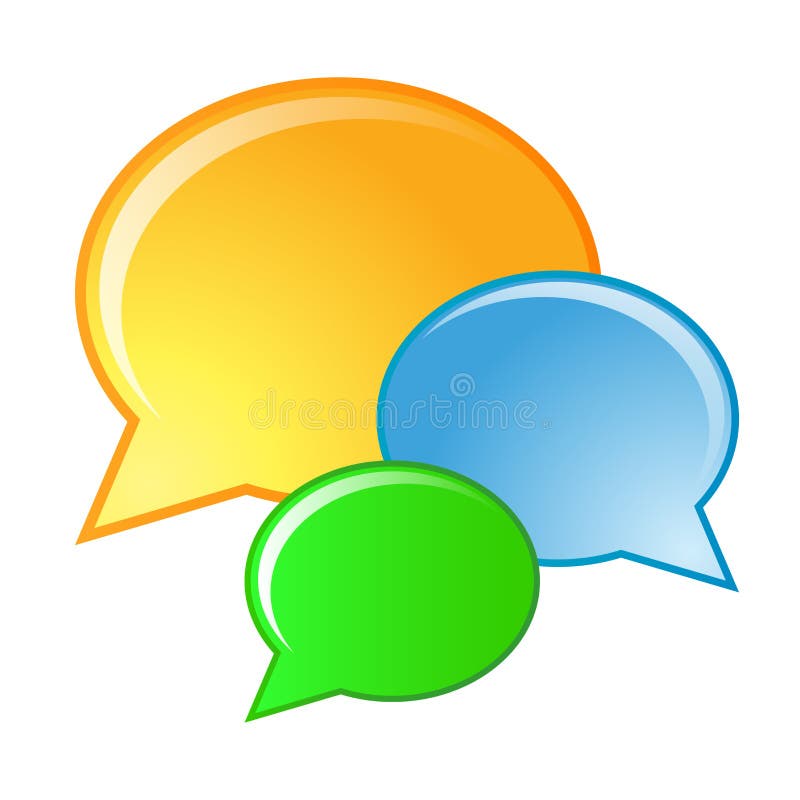 Speech balloon stock vector. Illustration of verbal, bubble - 1085823