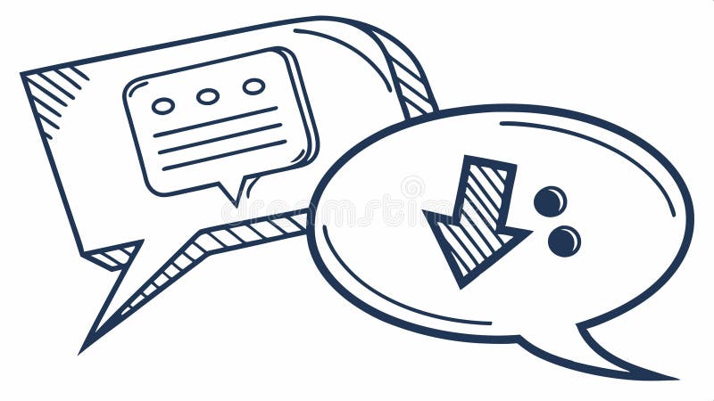 Speech Bubble with Arrow, Message Feedback and Comment Icon Vector ...