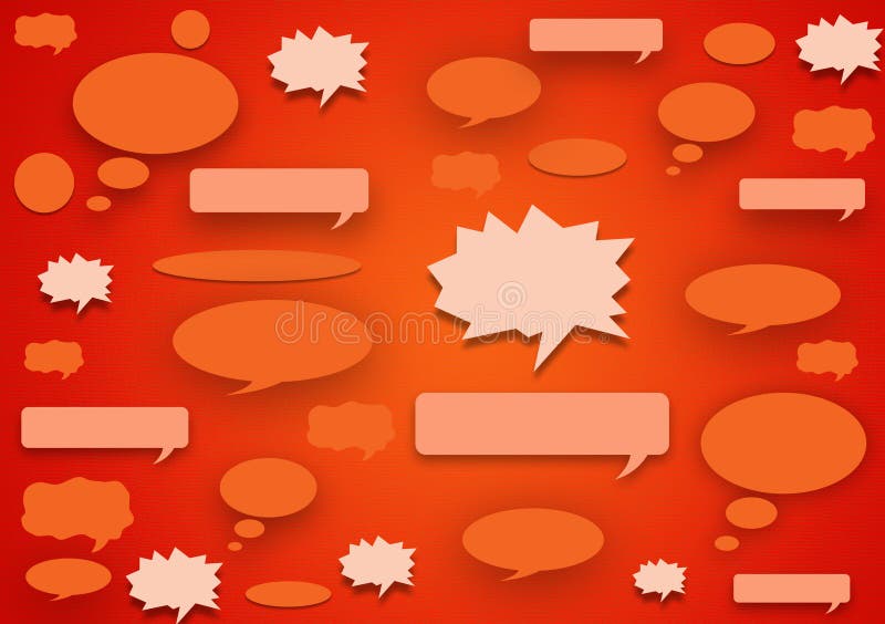 Speech Bubble Background Wallpaper Design Stock Illustration ...