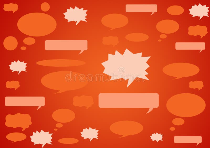 Speech Bubble Background Wallpaper Design Stock Illustration ...