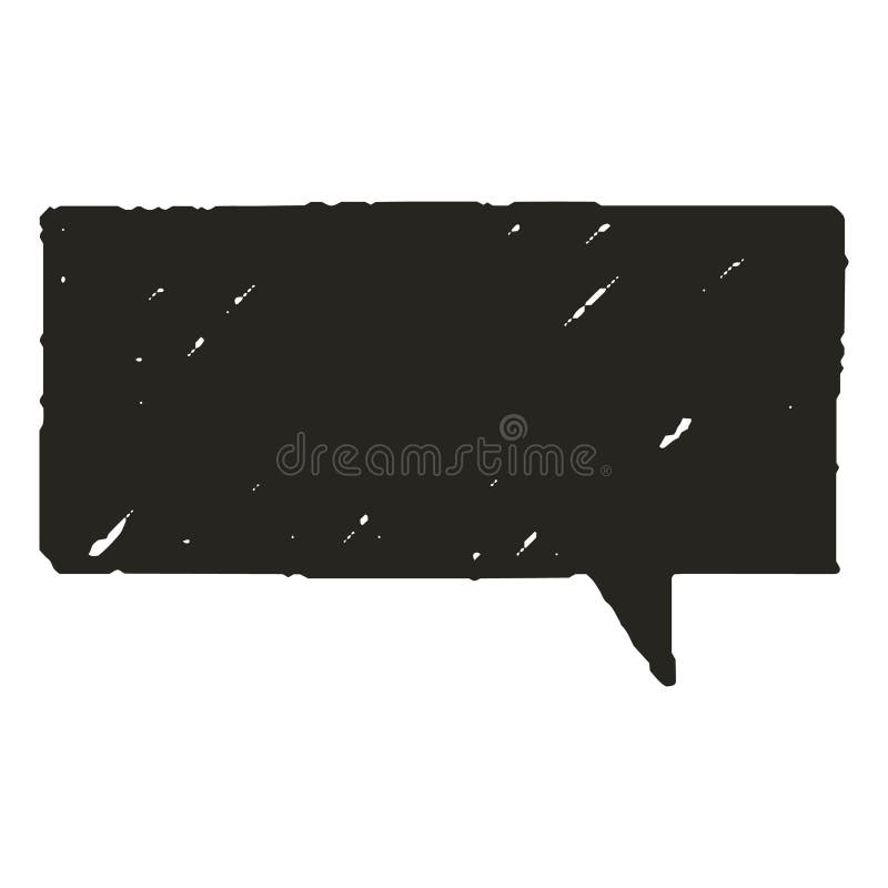 Speech Bubble Black Chalk Silhouette Stock Illustrations – 196 Speech ...