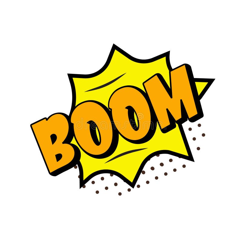 Speech Bubble Boom. Explosion Design, Speech Bubble, Message Boom for ...