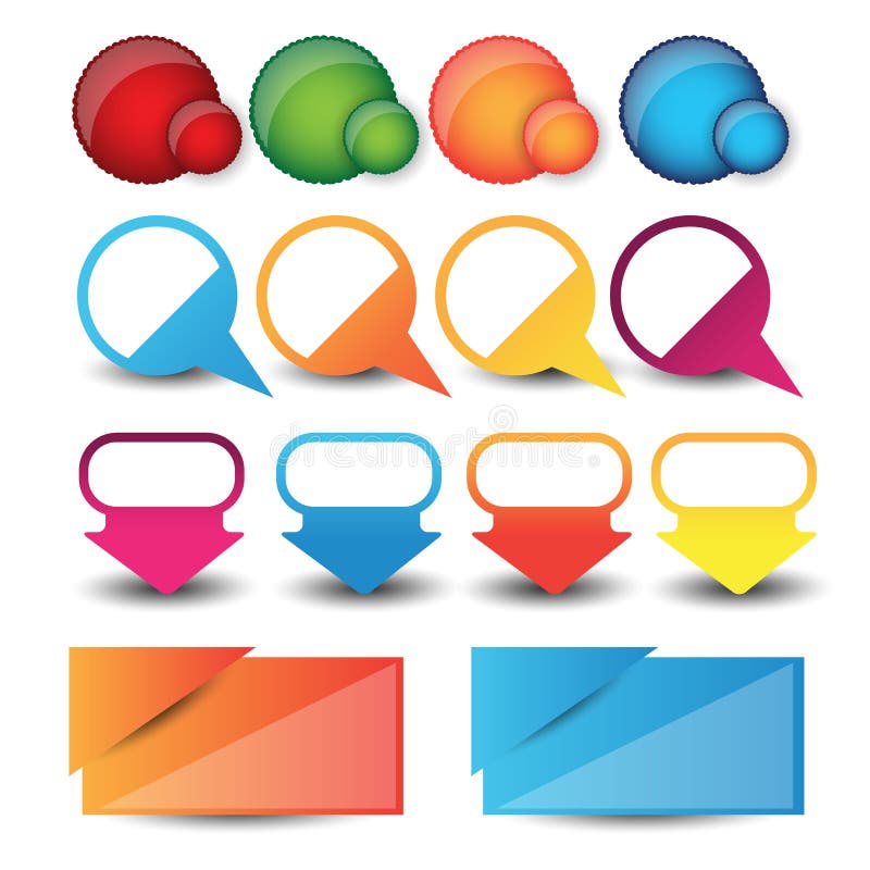 Speech Bubble or Chat Boxes Stock Vector - Illustration of action ...