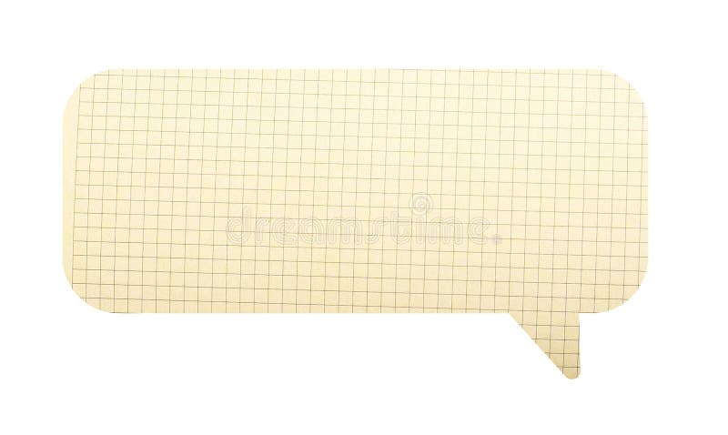 Speech Bubble with Checkered Grid Texture, Symbolizing Conversation and ...