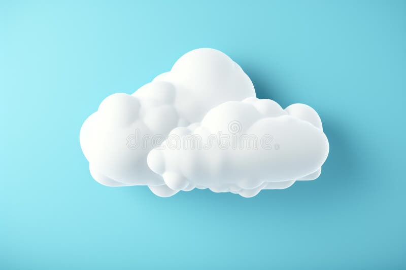 Speech Bubble: a Cloud Balloon Shape AI Generated Stock Illustration ...