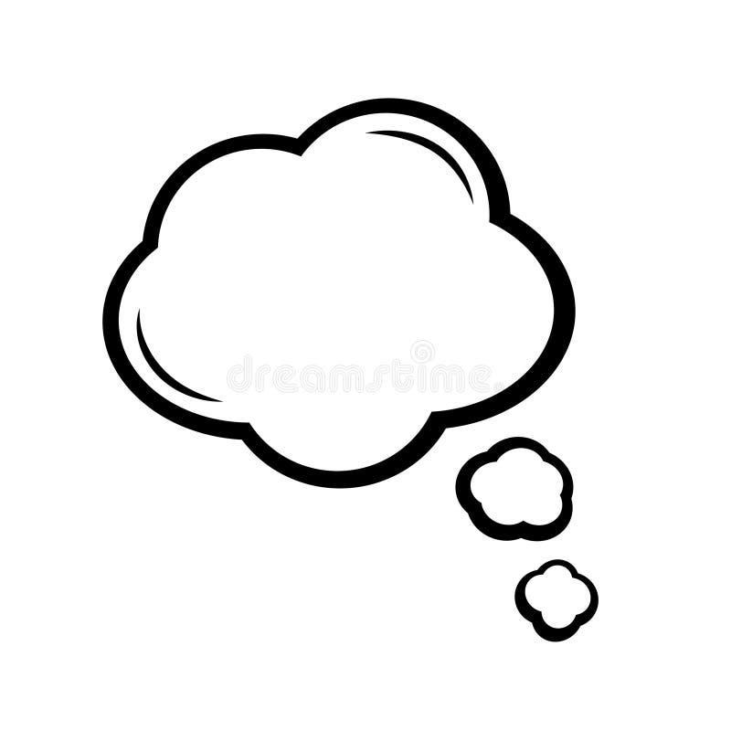 Speech Bubble for Comics. Text Balloon Illustration Stock Vector ...