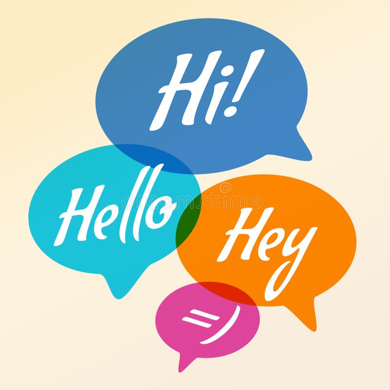 Speech Bubble. Communication Stock Vector - Illustration of orange ...