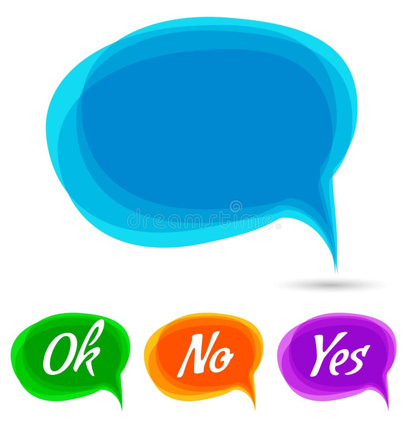 Speech Bubble. Communication Stock Illustration - Illustration of ...