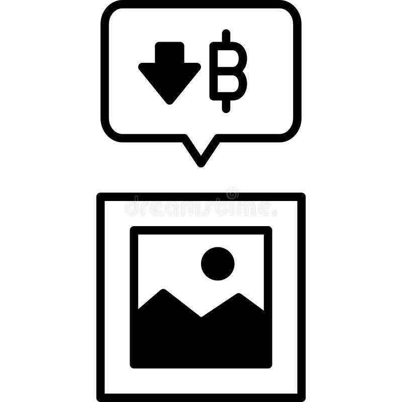 NFT Prices Down stock vector. Illustration of diagram - 359335325