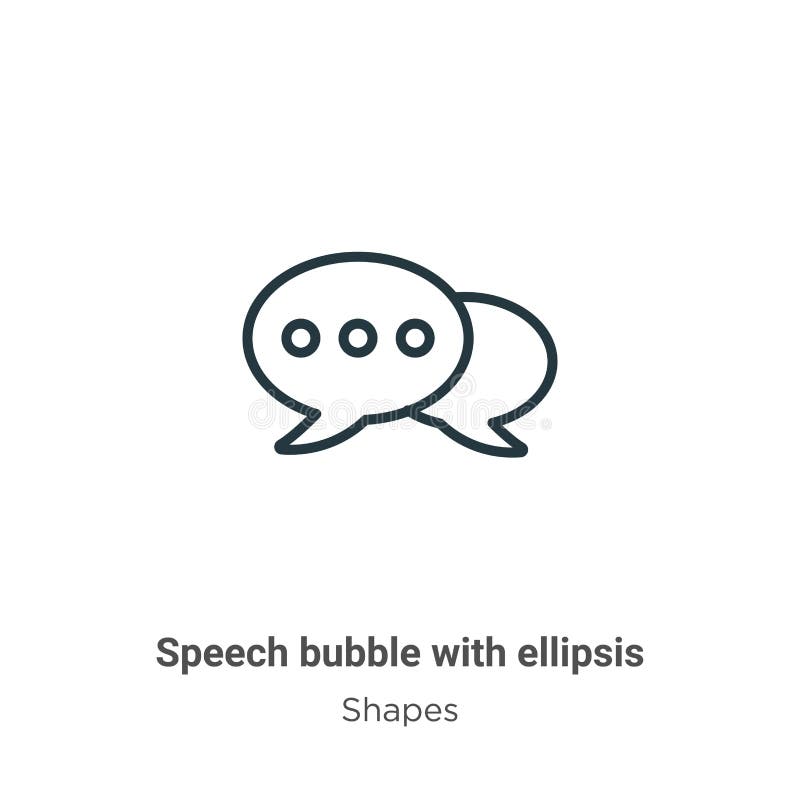 Speech Ellipsis Stock Illustrations – 610 Speech Ellipsis Stock ...