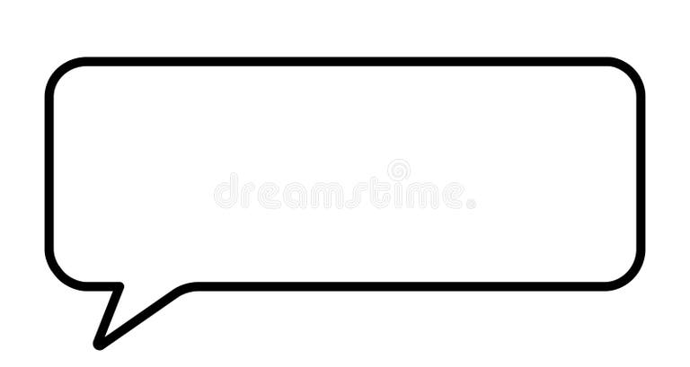 Speech Bubble Frame, Empty Chat Bubble Icon, Comment, Empty Talk Sign ...