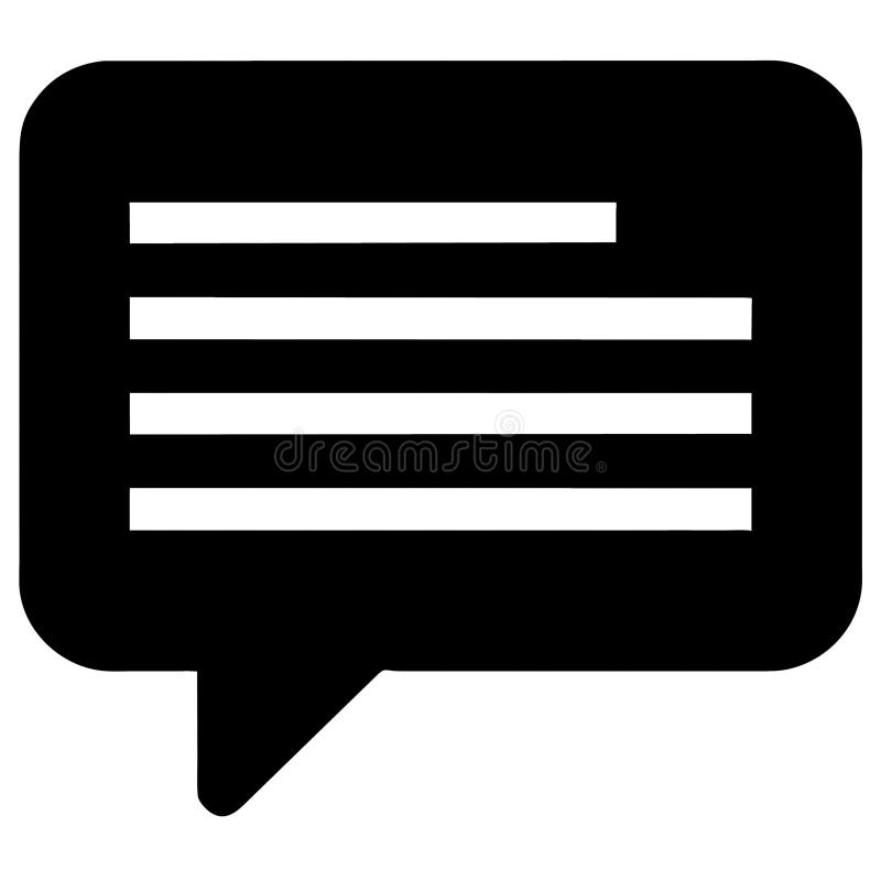 Speech Bubble Hand Drawn Line Art Vector Icon for Apps and Websites ...