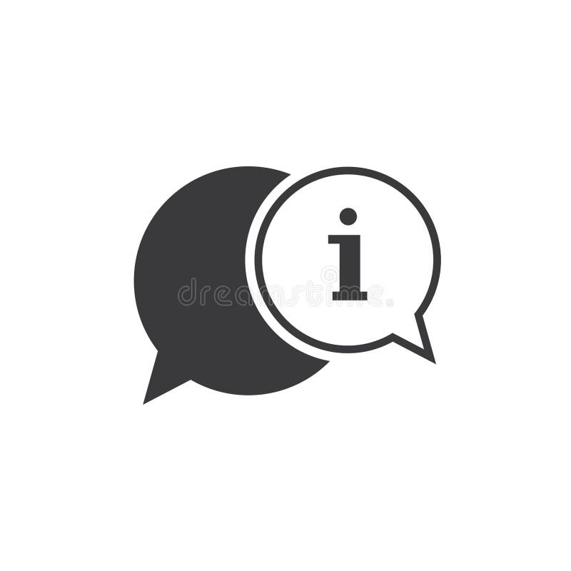 Speech bubble icon stock vector. Illustration of message - 376385032