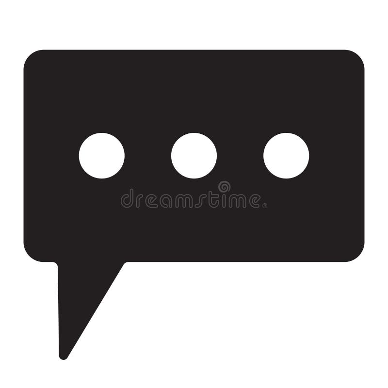 Speech Bubble Icon. Chat Icon, Sms Icon, Comment Icon Stock Vector ...