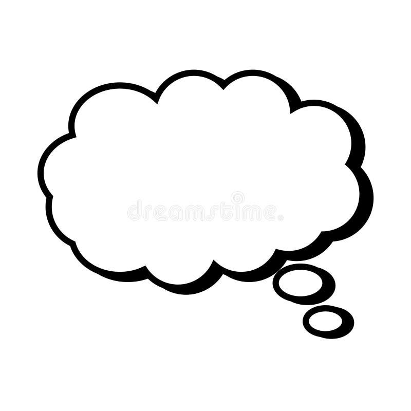 Speech Bubble Icon. Flat Design. Isolated White Background Stock ...
