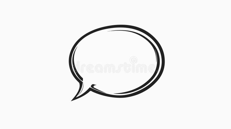 Feedback Speech Bubble Icon for Professional Business Usage Stock ...