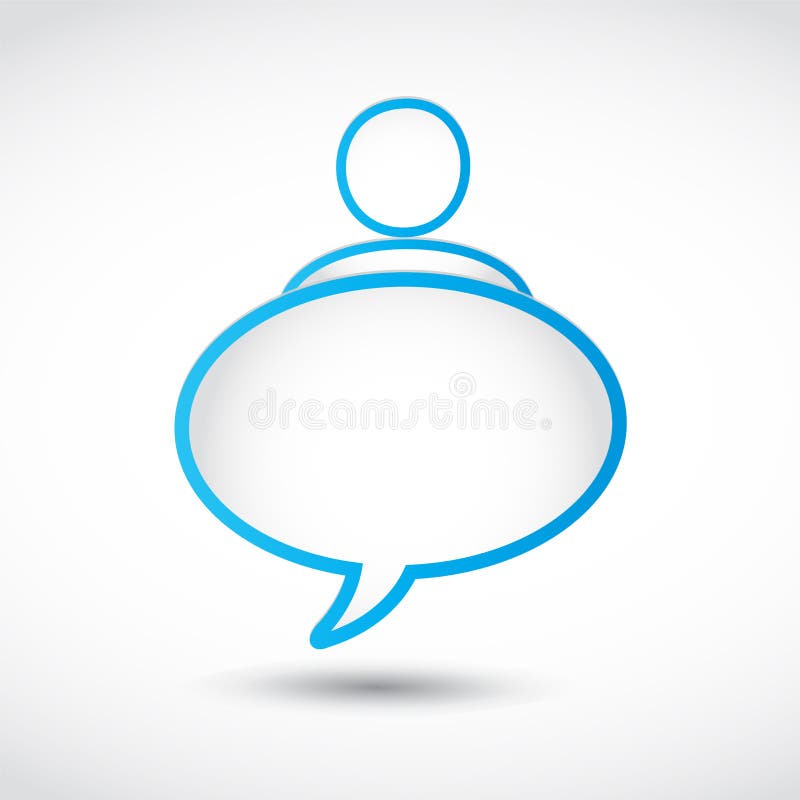 Speech logo stock vector. Illustration of bubble, speak - 26930823