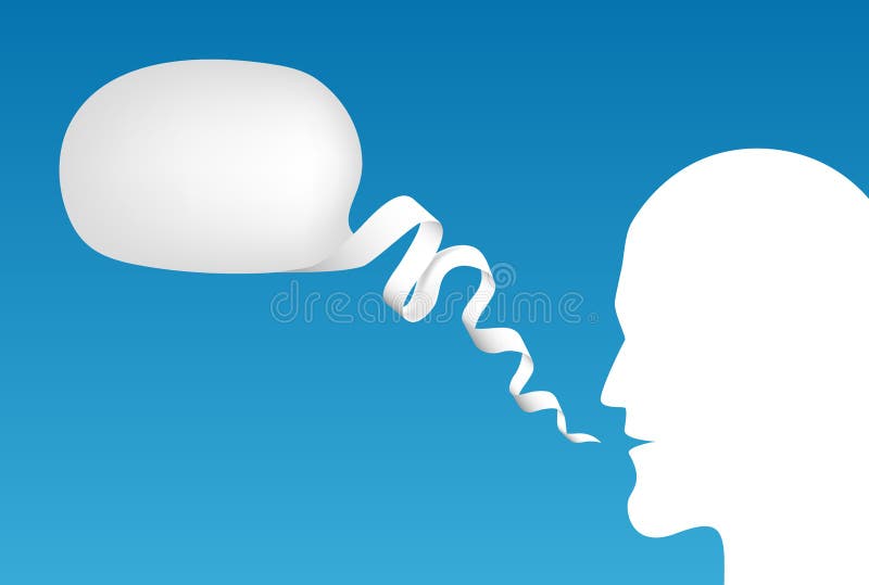 Speech Bubble with Man, Vector Stock Vector - Illustration of comic ...