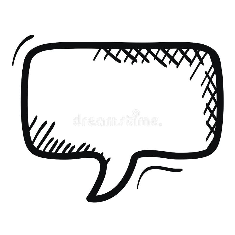 Speech Bubble Message Drawing Stock Vector - Illustration of expression ... Speech Bubble Message Drawing Stock Vector - Illustration of expression ...