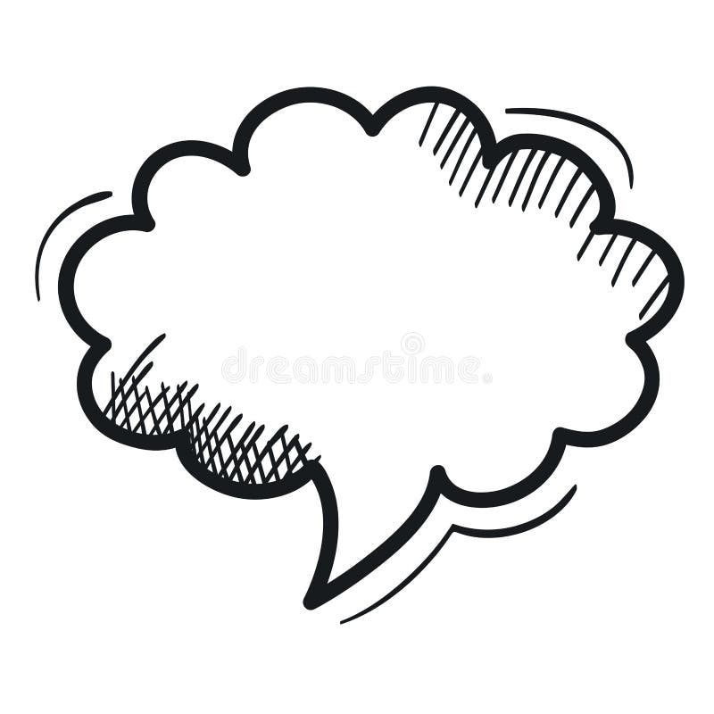 Speech Bubble Message Drawing Stock Vector - Illustration of expression ... Speech Bubble Message Drawing Stock Vector - Illustration of expression ...