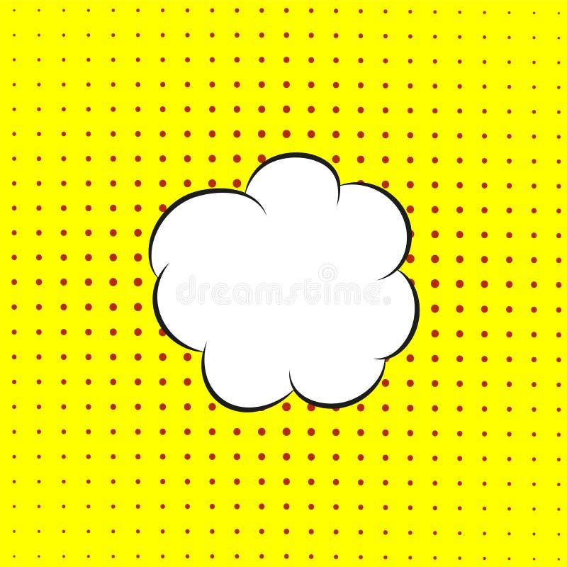 Speech Bubble Pop Art,comic Book Background Vector Illustration Stock ...