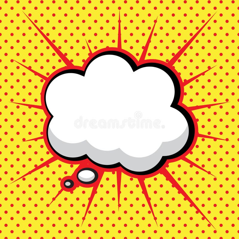 Comic Book Speech Bubble , Pop Art Background Stock Vector ...