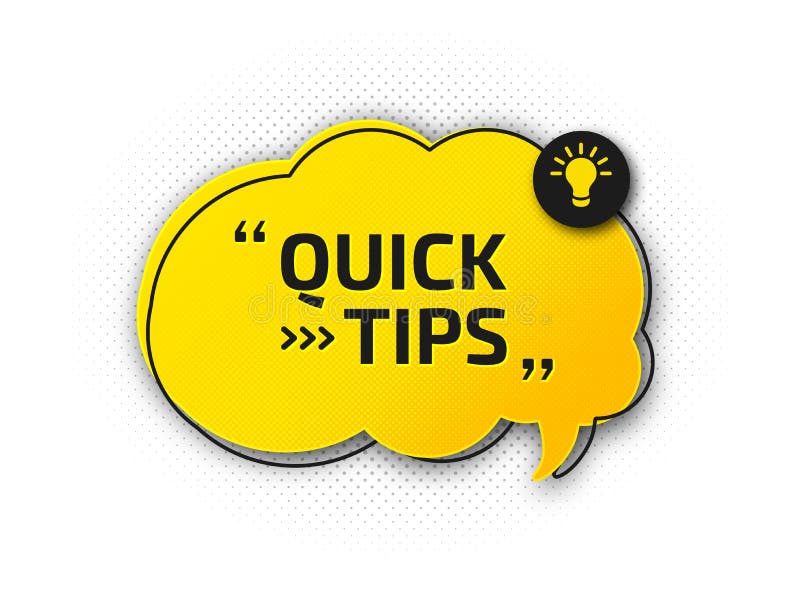Useful Quick Tip. Trick Suggesting Advice and Help Stock Vector ... Useful Quick Tip. Trick Suggesting Advice and Help Stock Vector ...