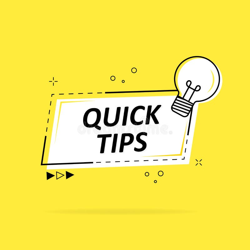 Speech Bubble with Quick Tip. Helpful Tricks with Useful Information ... Speech Bubble with Quick Tip. Helpful Tricks with Useful Information ...